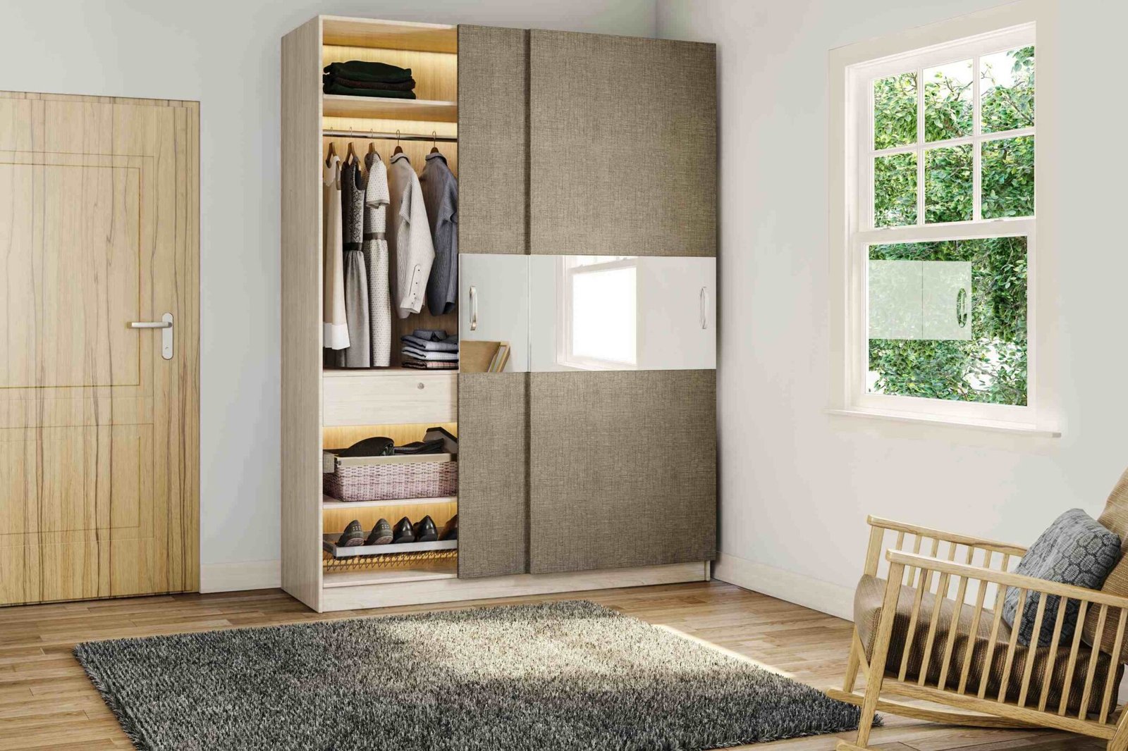 12 Wardrobe Designs for Small Bedroom - WowInteriorIdeas