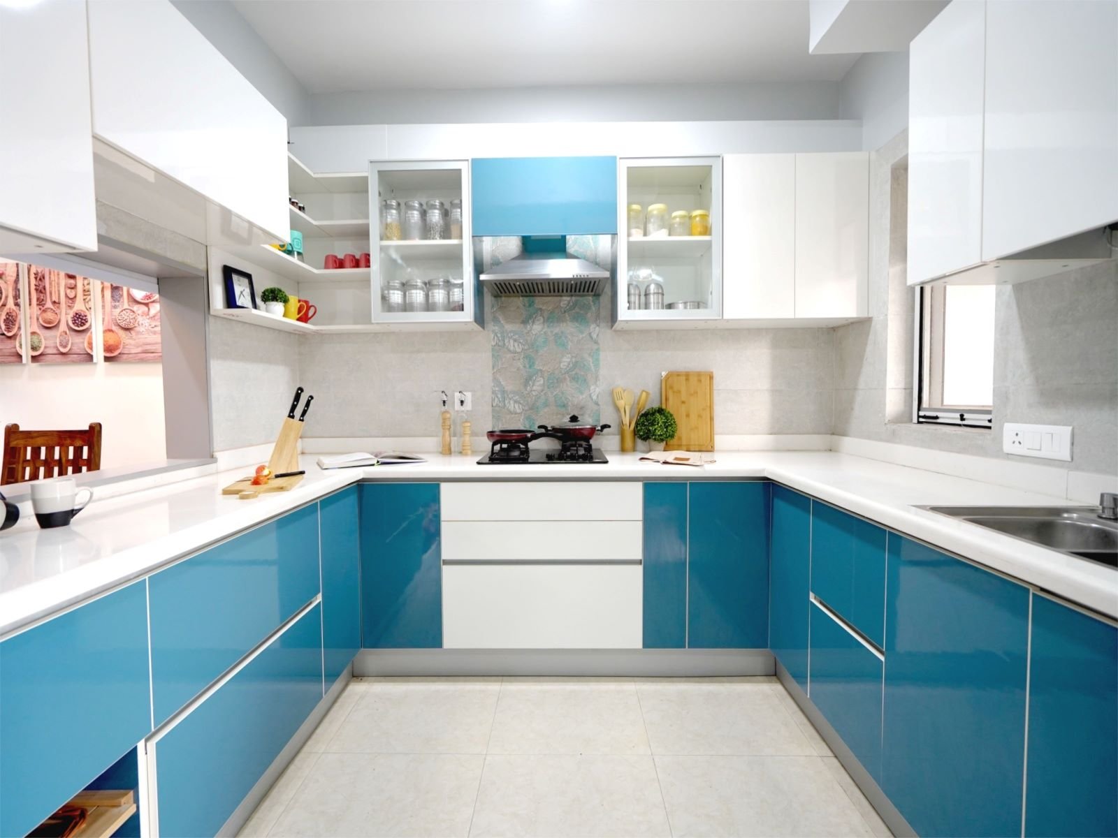 10 U Shaped Modern Modular Kitchen Design Inspirations - WowInteriorIdeas