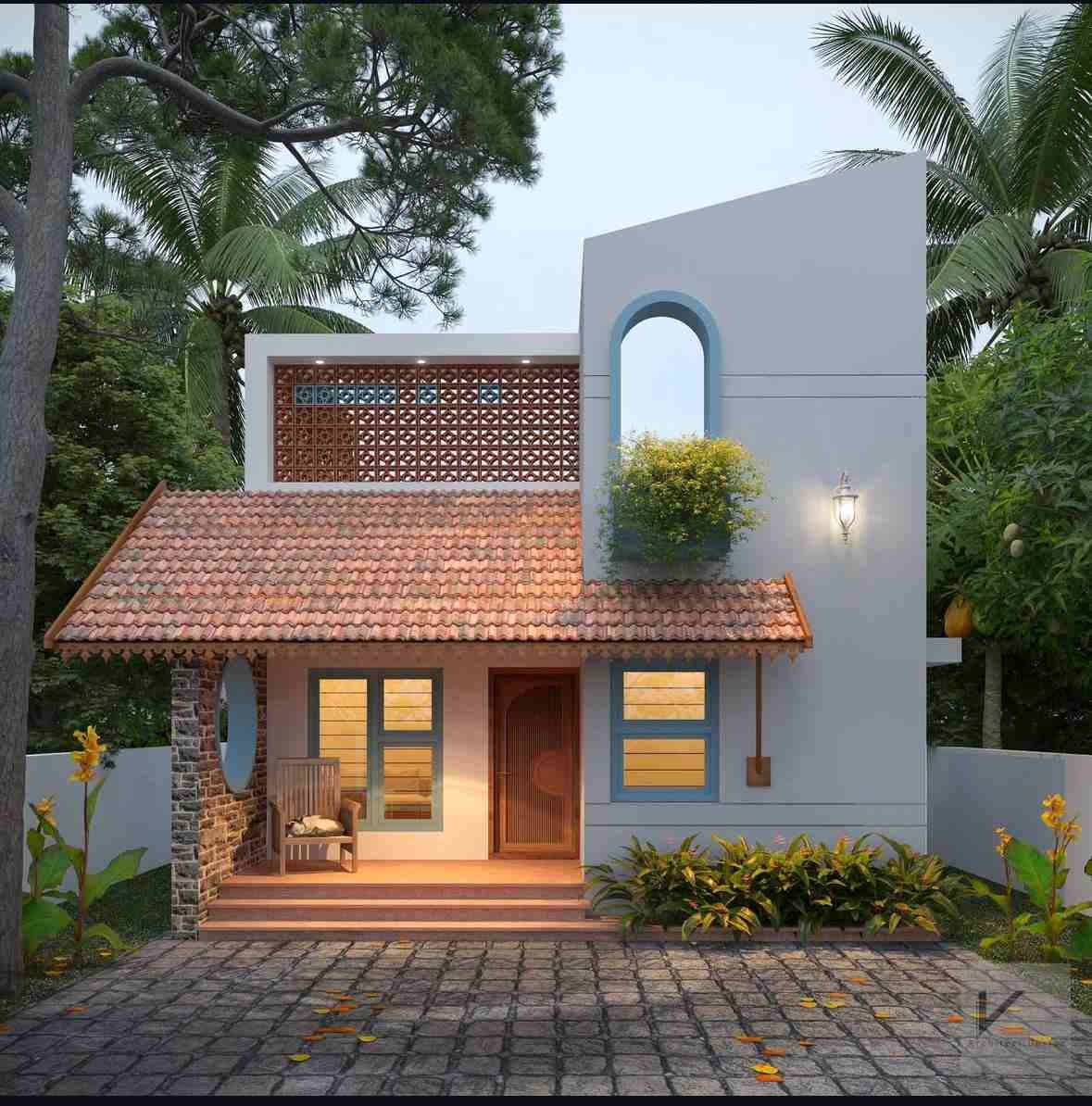 27 Front Elevation Designs for Small Houses - WowInteriorIdeas